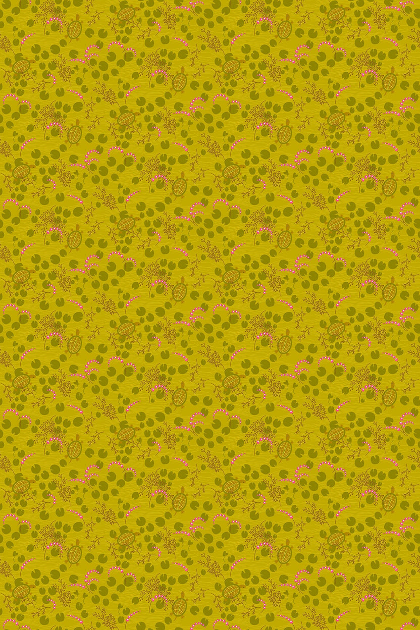 Camp Kitschy LaLa Yardage - Canoe in Lichen – Alison Glass